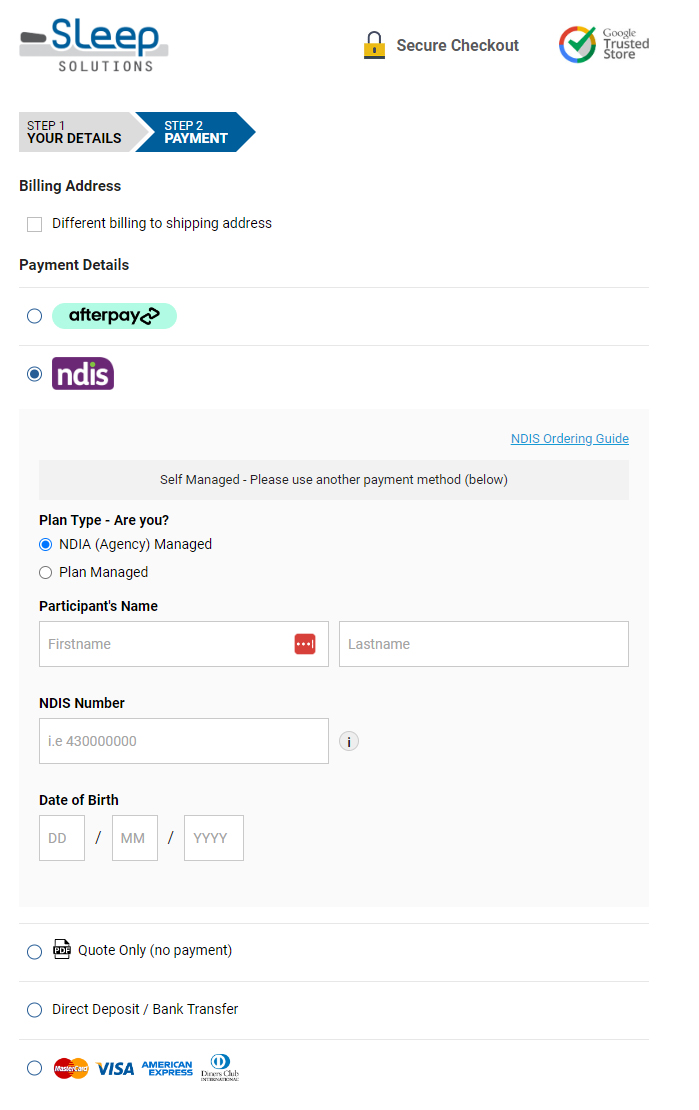 Sleep Solutions is a Registered Provider with the NDIS