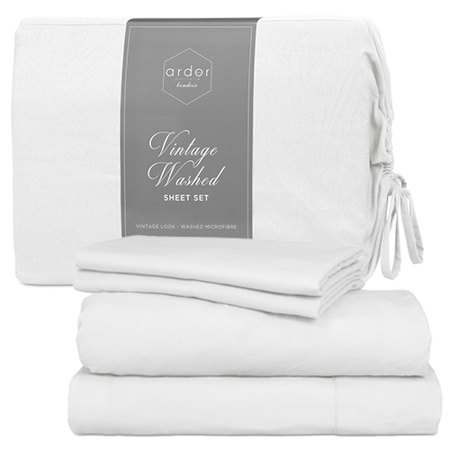 Ardor Boudoir Vintage Washed Sheet Set