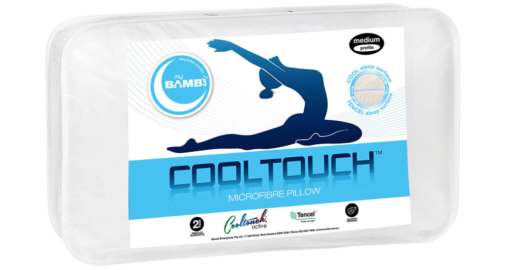 Bambi Cooltouch Microfibre Flip Pillow