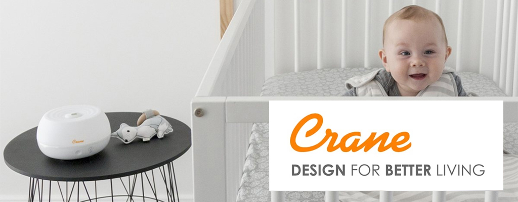 Crane Personal Cool Mist Ultrasonic Humidifier and Aroma Diffuser