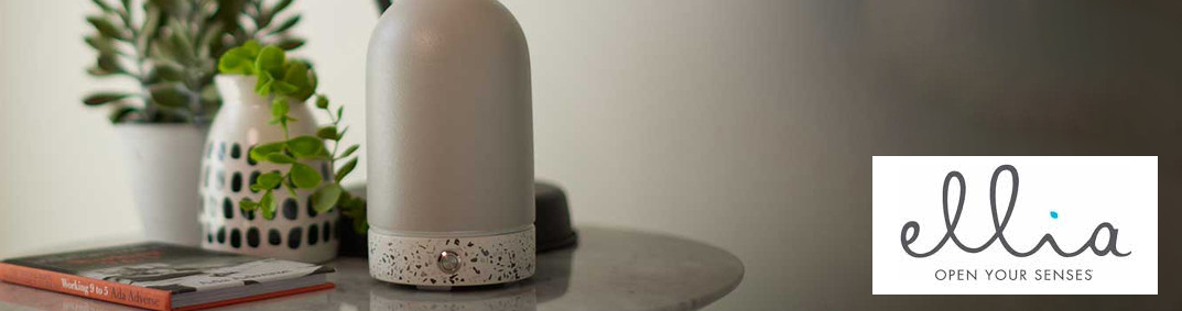 Ellia Pure Ceramic and Terrazzo Ultrasonic Aroma Essential Oil Diffuser
