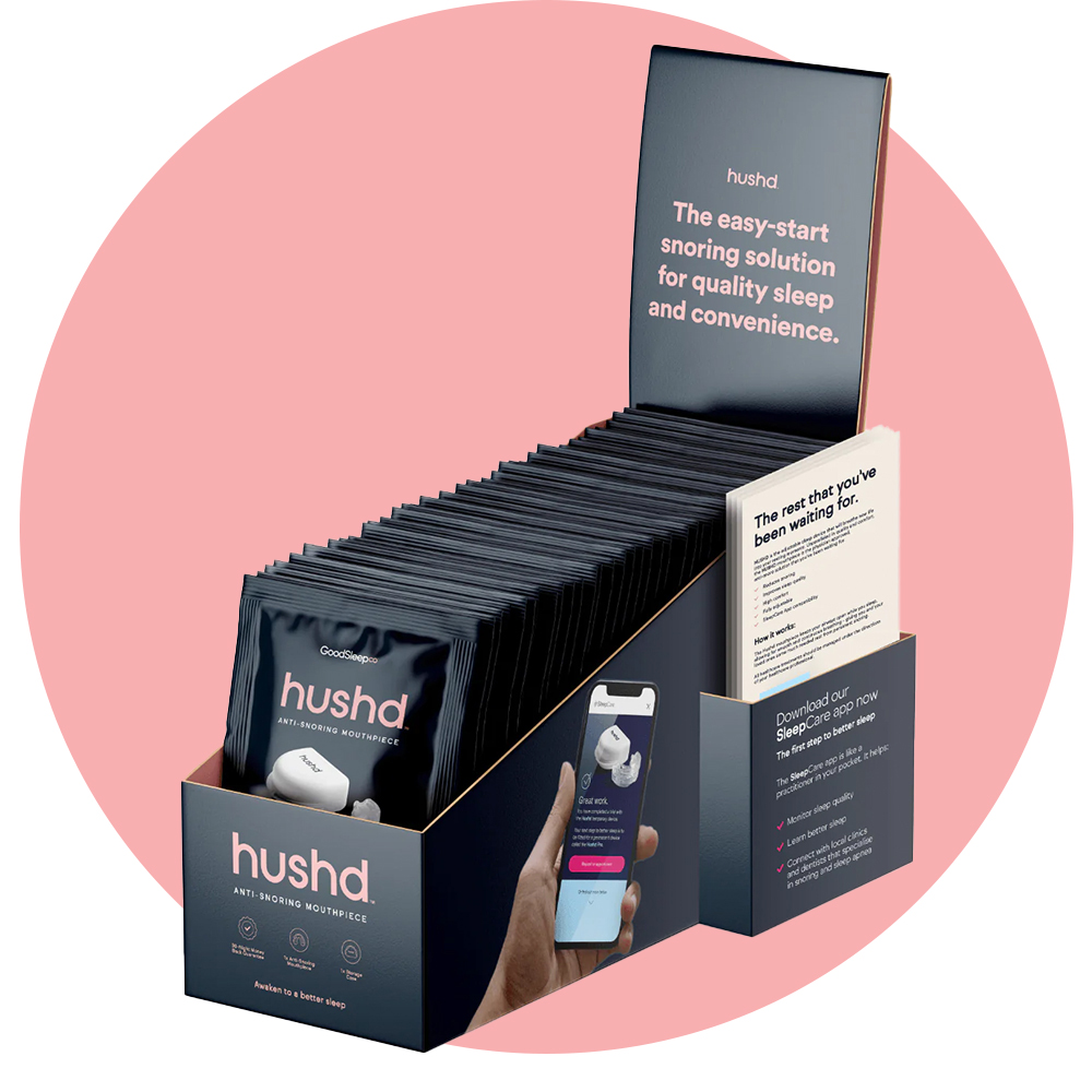 Hushd Temporary Mandibular Advancement Splint Snoring Mouth Guard