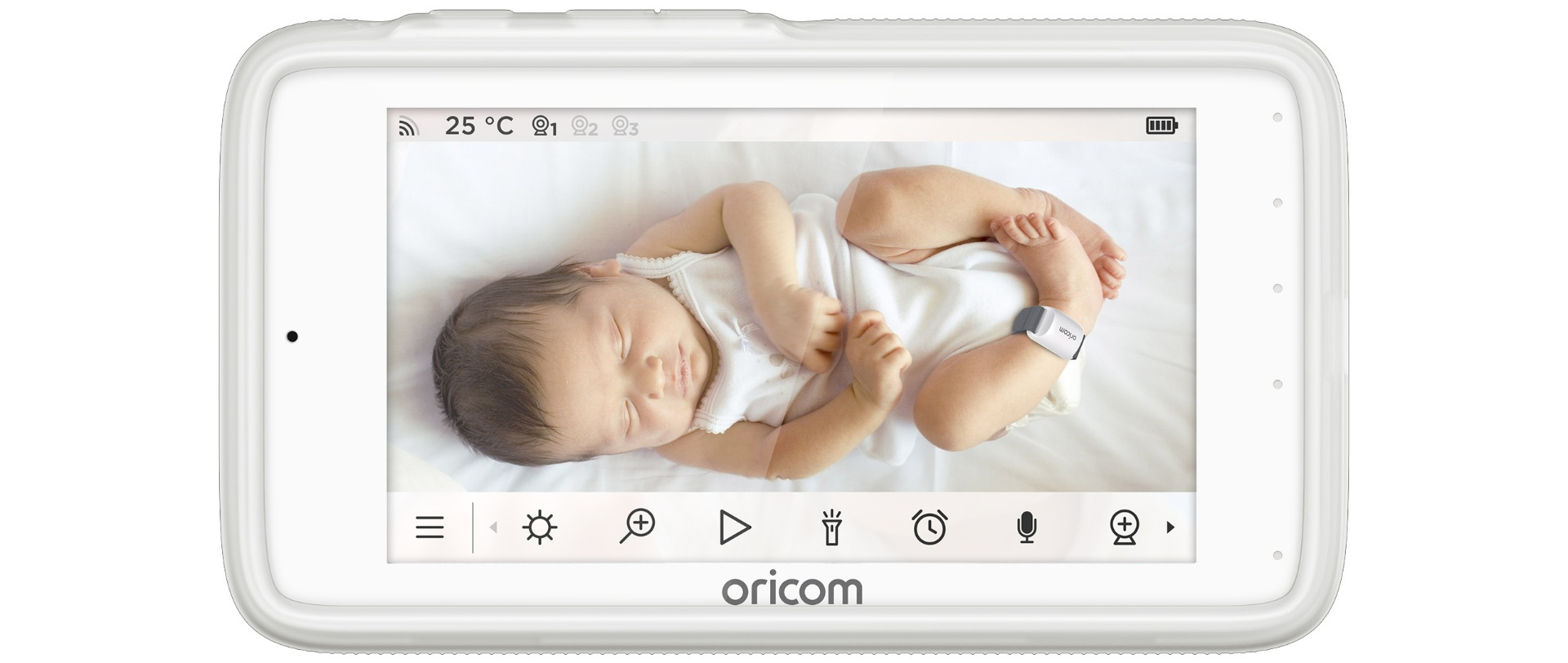 Oricom Guardian Pro Wearable Sleep Tracker and Video Baby Monitor