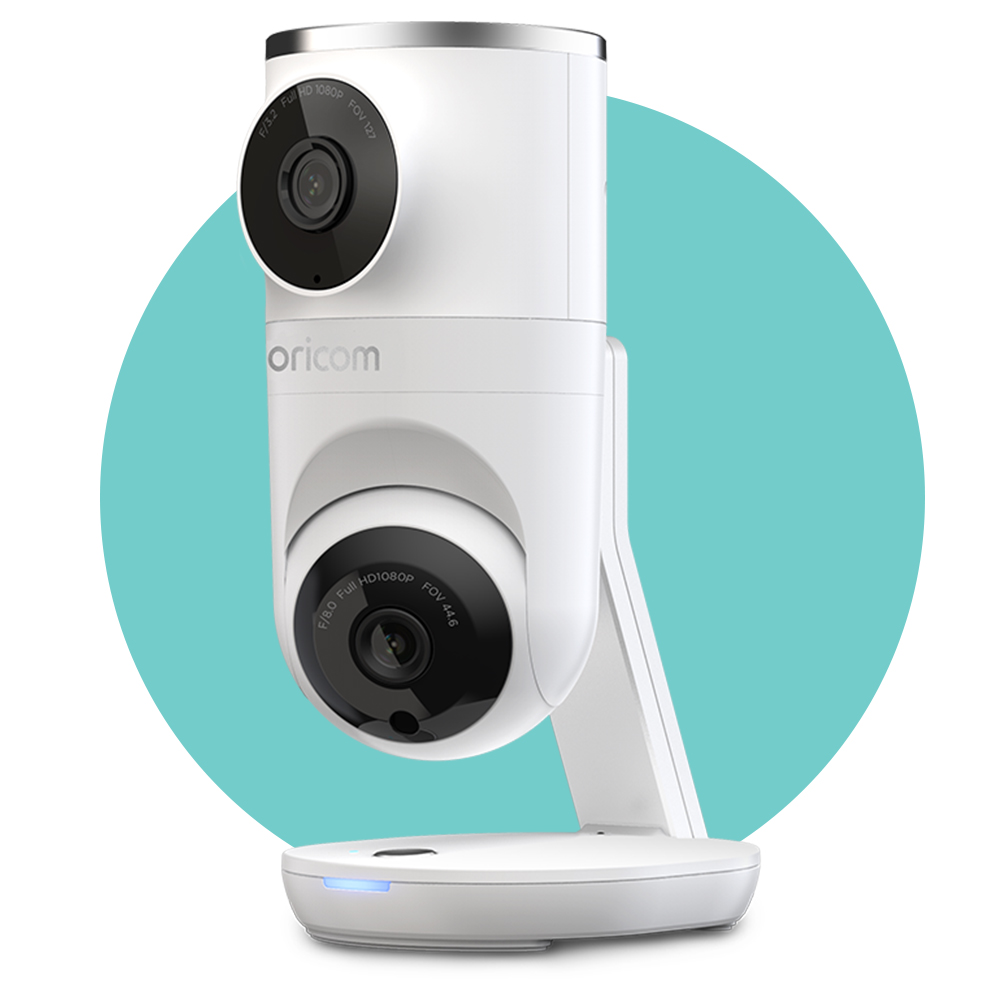 Oricom Smart HD Dual Camera Baby Monitor with Motorised Pan-Tilt
