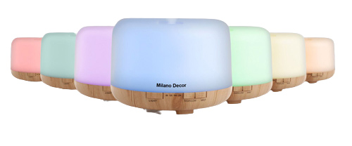 Mood Light Aroma Ultrasonic Diffuser with Essential Oils