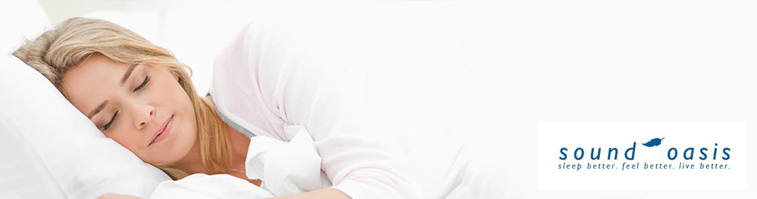 Sound Oasis Sleep Therapy Pillow Speaker with Holder