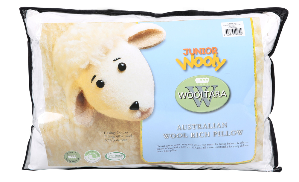 Wooltara My First Woolly Australian Wool Rich Pillow