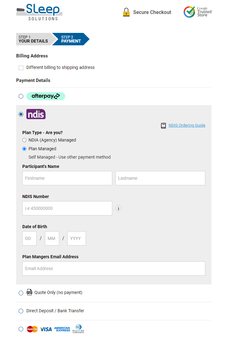 Sleep Solutions is a Registered Provider with the NDIS